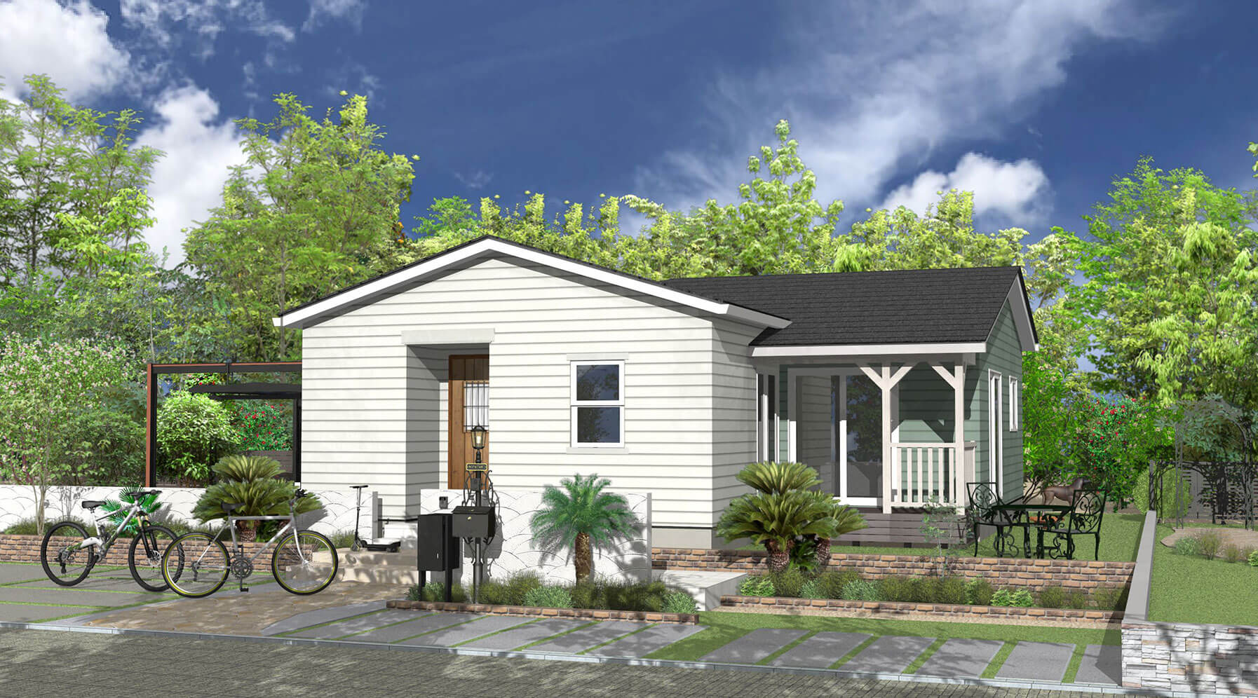 DESIGNED FLAT HOUSE | 個性的でおしゃれな平屋住宅